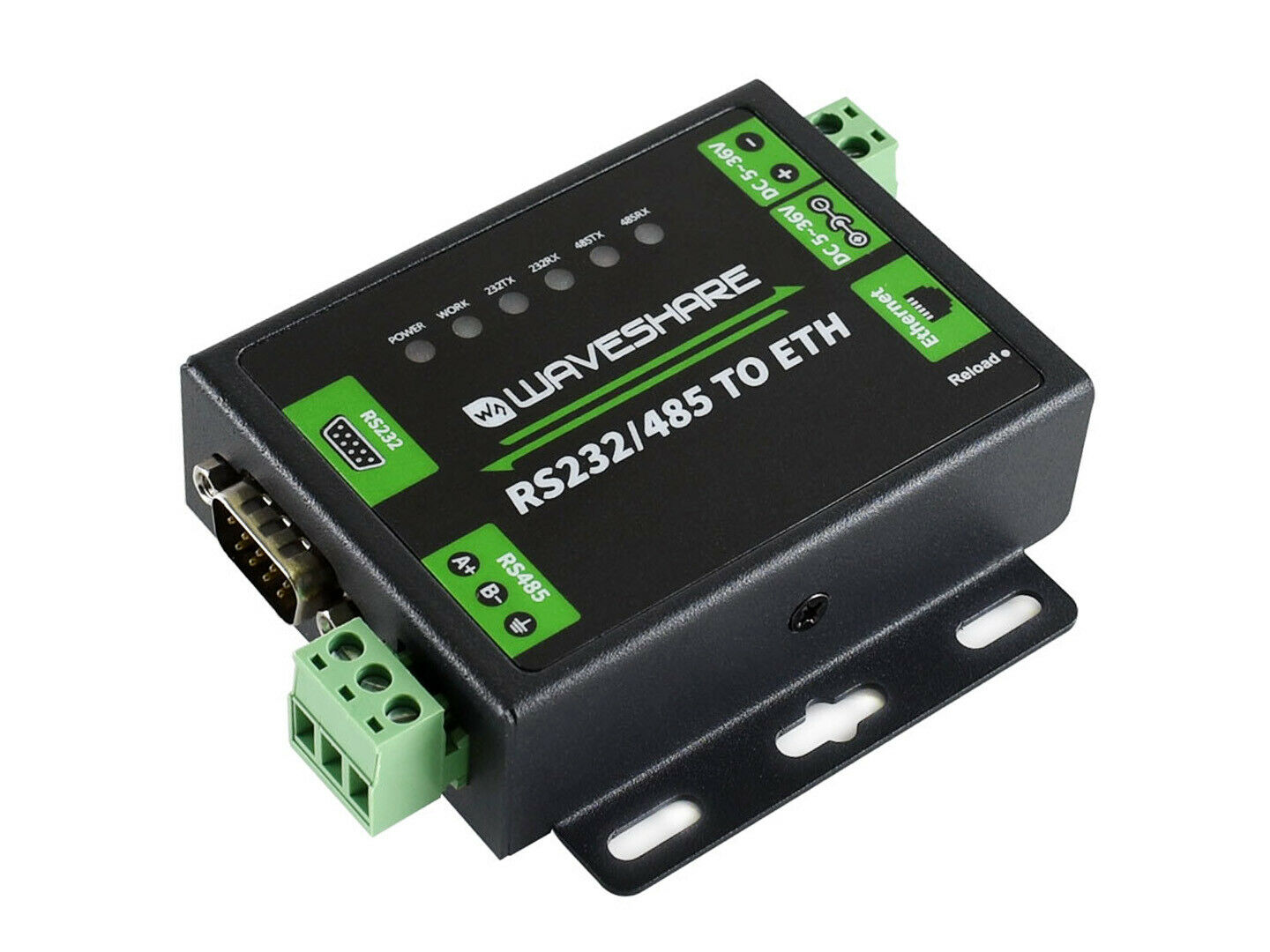Industrial RS232 RS485 To Ethernet Converter Dual Serial Ports For EU Industrial RS232 RS485 To Ethernet Converter Dual Serial Ports For EU